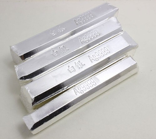 9999 Pure Silver Bar Invest Silver Bullion Silver Material Collection ...