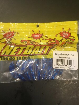 NetBait Tiny Paca Chunk 2” 7pk Yellow Pack Sapphire Blue | eBay