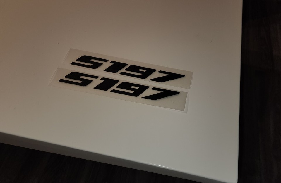 2005-2014 Ford Mustang GT S197 2pc Car Vinyl Sticker Decal 1 x 8 Inches ...