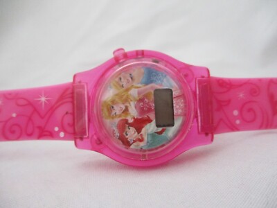 Disney Girl's Princesses Pink Buckle Band Digital Watch | eBay