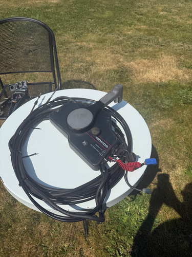 Honda Outboard Side Mount Control Box With Keys and cables | eBay