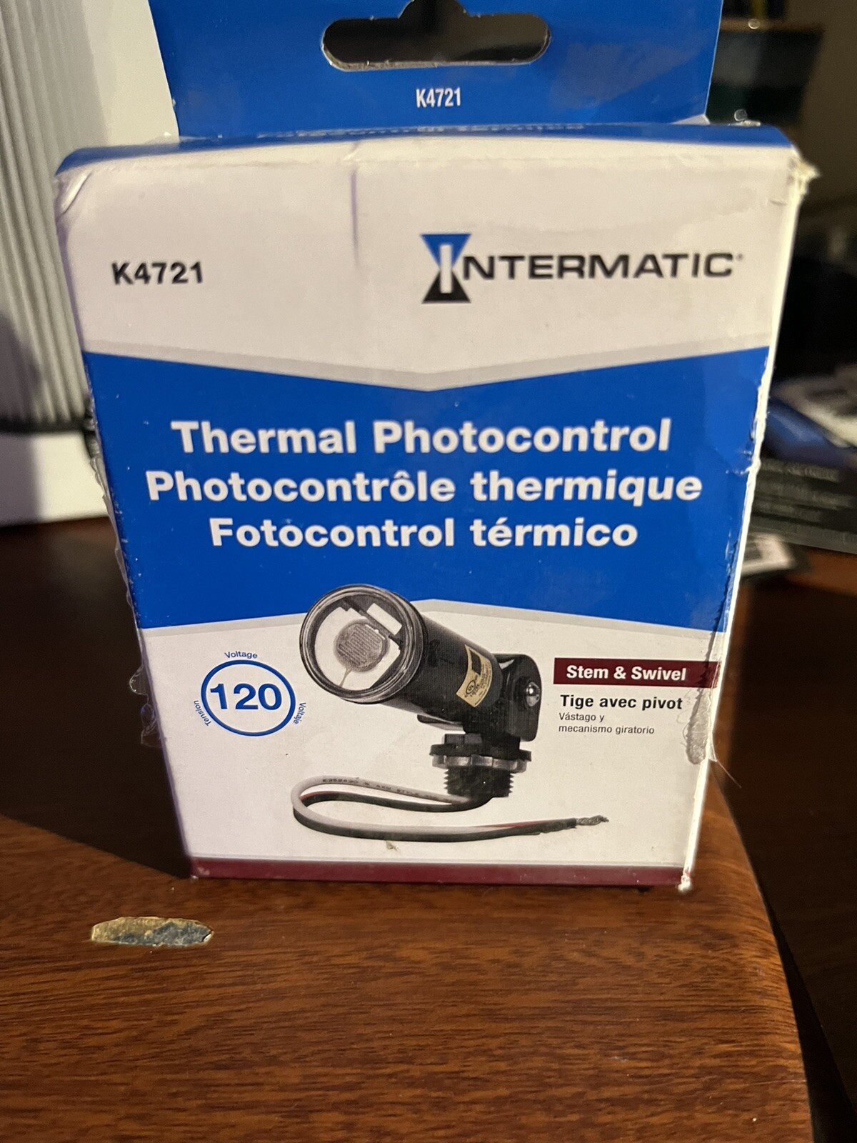 Intermatic Thermal Photocontrol K4721 Light Control Dusk To Dawn ...