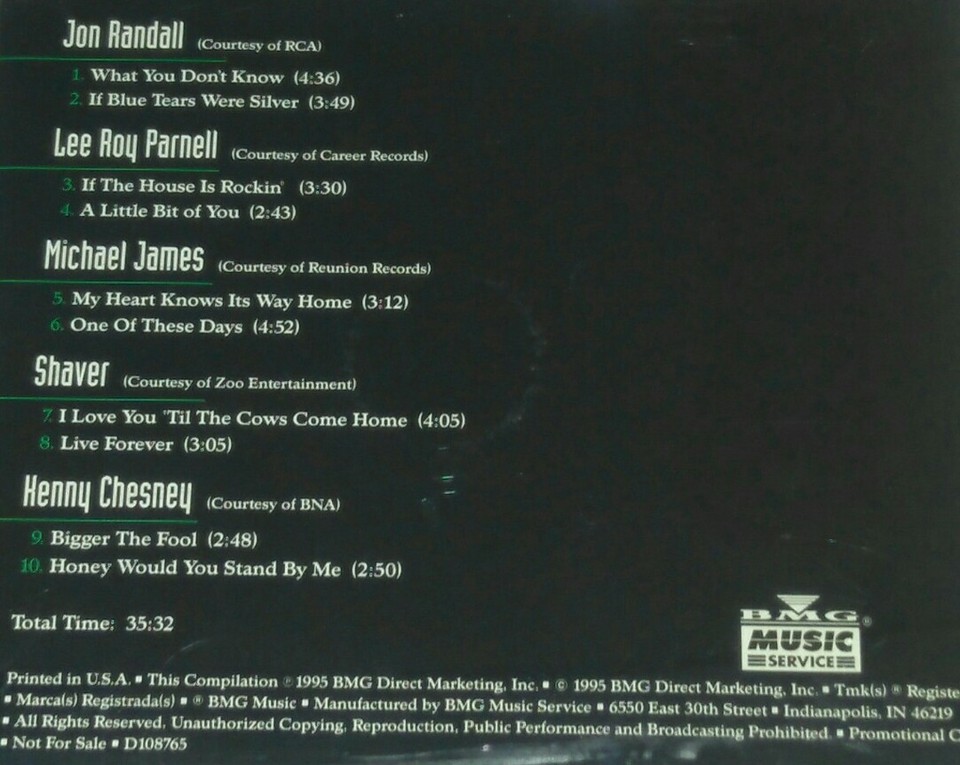 Country Discovery Sampler Vol.1 Audio CD | eBay