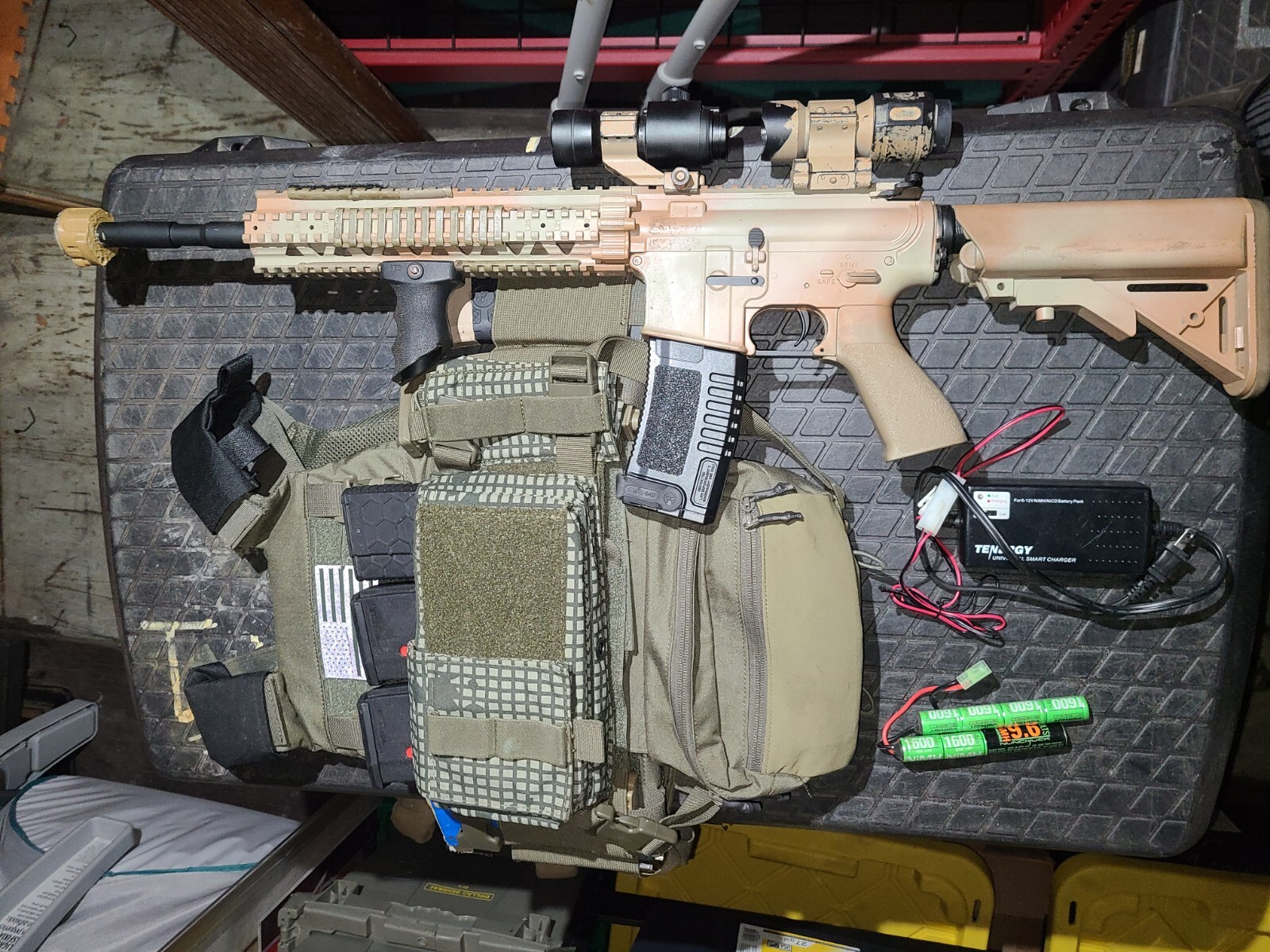 Airsoft Setup- 2 Rifles And Kit NO RESERVE | eBay