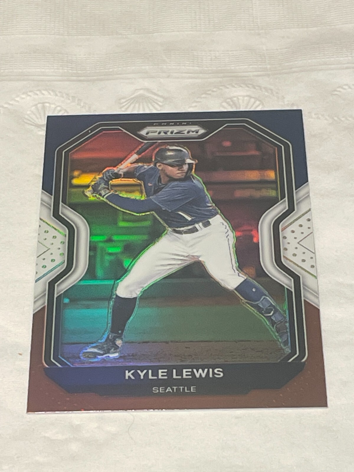 2021 Panini Prizm Baseball Red White Blue Kyle Lewis #117 | eBay