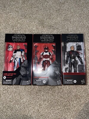 Black Series, Captain Rex, Commander Fox, And Crosshair Lot | eBay