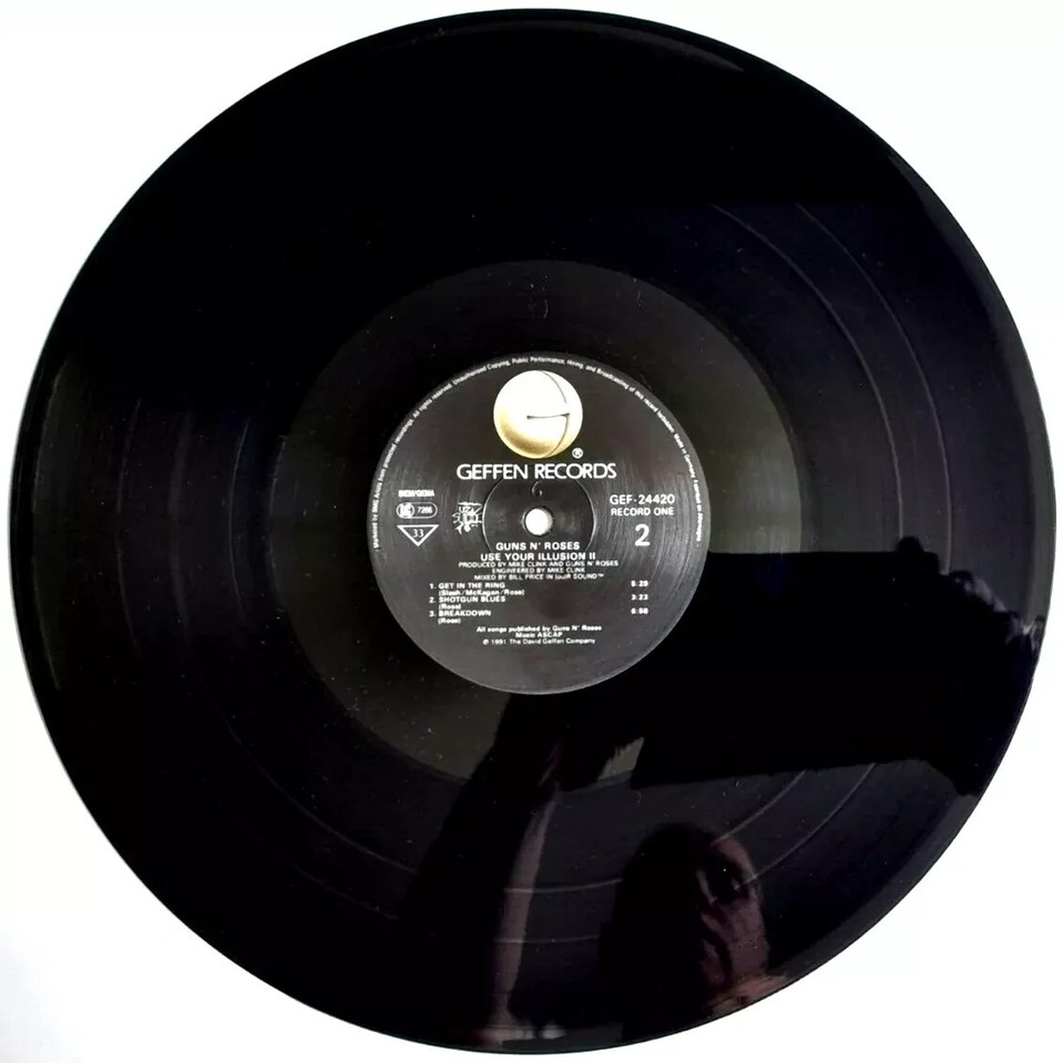 NM GUNS N ROSES USE YOUR ILLUSION II 2 VINYL LP 1991 Near Mint Original ...