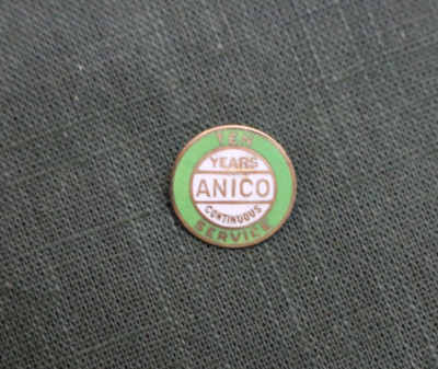 ANICO (America National Insurance Company) 10 Year Service Pin | eBay