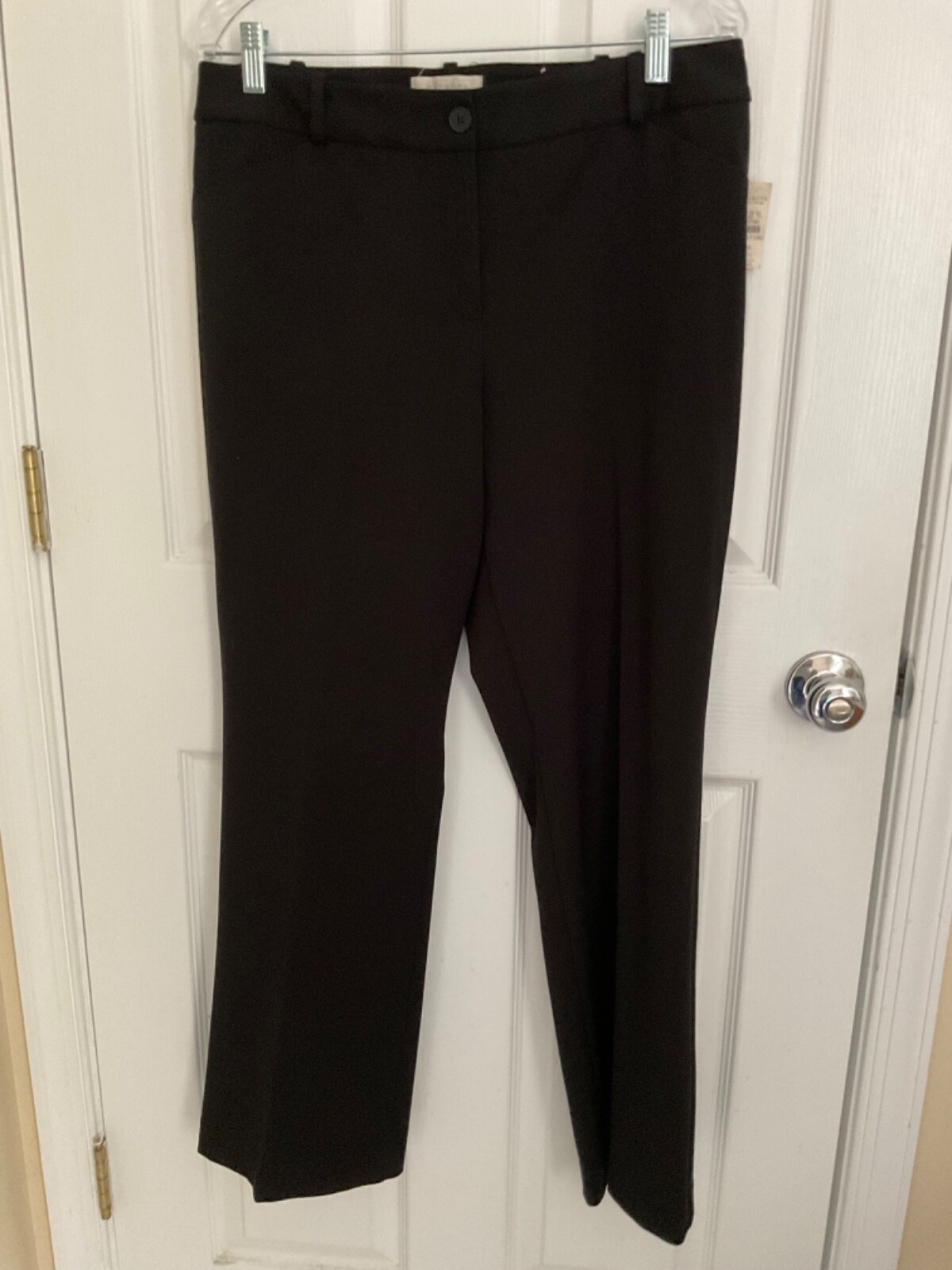 Talbots Signature Women's Pants Sz 12P Petite Black Trousers Career NEW ...