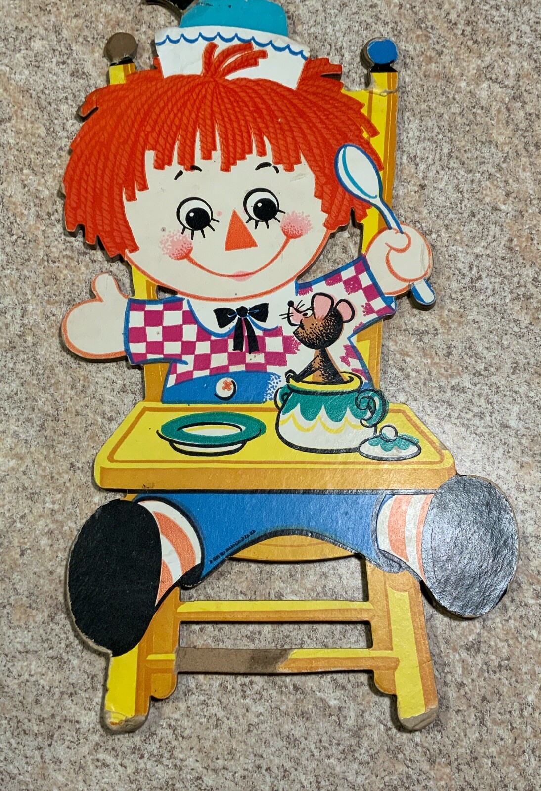 Raggedy Ann And Andy Cardboard Cutout Wall Decor Bobbs Merrill Co ...