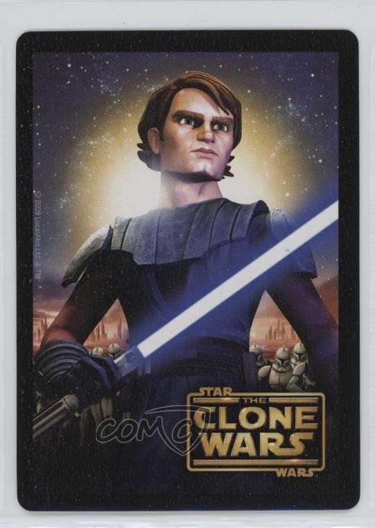 2009 Star Wars: The Clone Wars Heroes & Villains Playing Cards Plo Koon ...