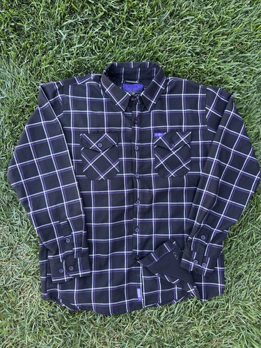 Dixxon Defcon 2.0 Limited Edition Black/Purple Long Sleeve Flannel Large | eBay