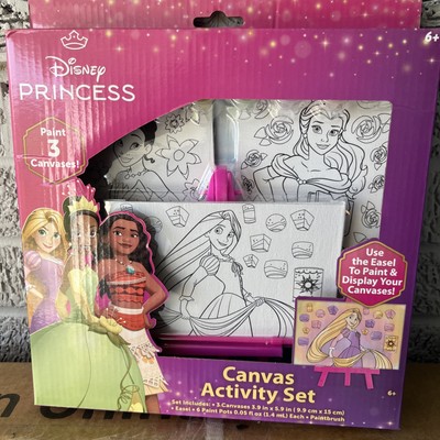 Disney Princess Canvas Activity Paint Set Three Canvas New In Box | eBay