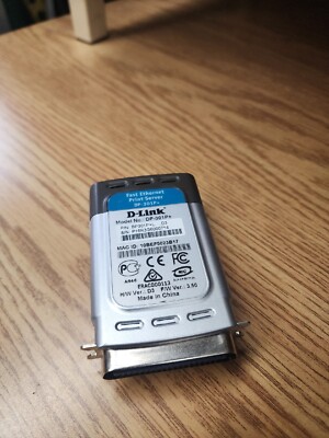D-Link DP-301P+ Fast Ethernet Parallel Port Print Server (ac cable ...