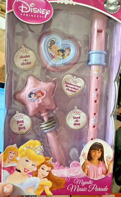 *NIP* Disney Princess Majestic Music Parade Recorder Tambourine and ...
