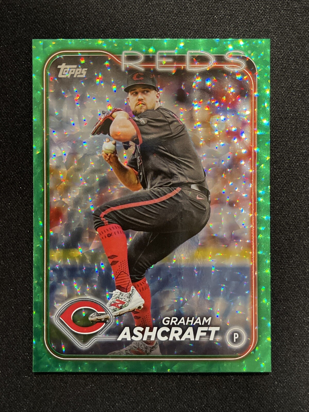 2024 Topps Series 2-Graham Ashcraft #652 Green Foil 188/499 | eBay