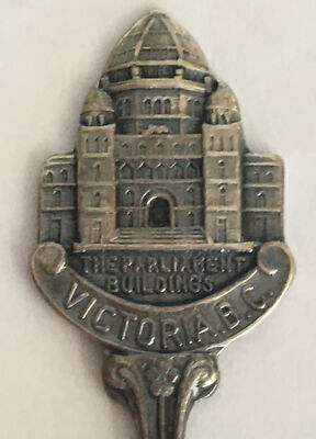Vintage Souvenir Spoon Collectible Parliament Buildings Victoria BC | eBay