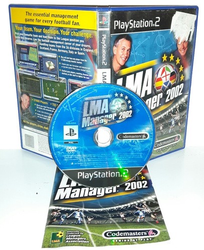 LMA Manager 2002 -- PS2 Playstation Play Station 2 Game | eBay