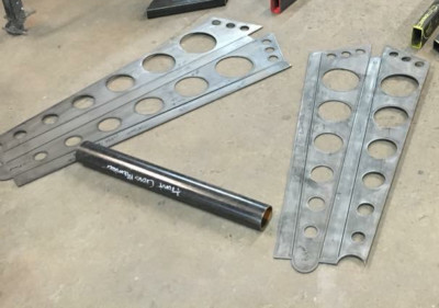 MODEL A FORD 1928-31 BIG A STYLE front frame rail Kit Rat Rod Hot Rod ...