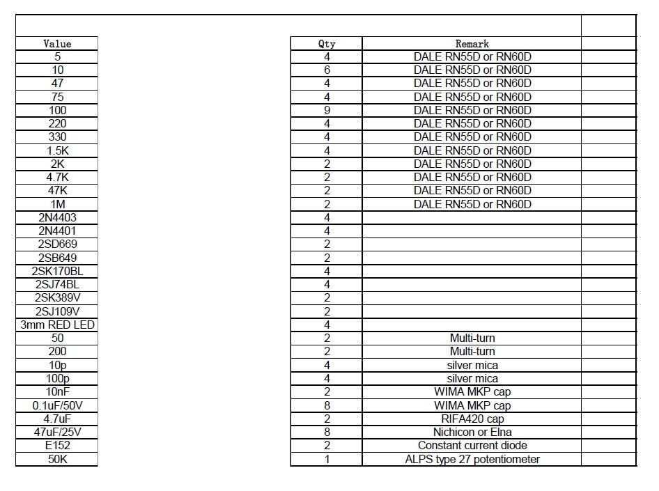 FET input diamond buffer output preamp PCB Borbely ! | eBay