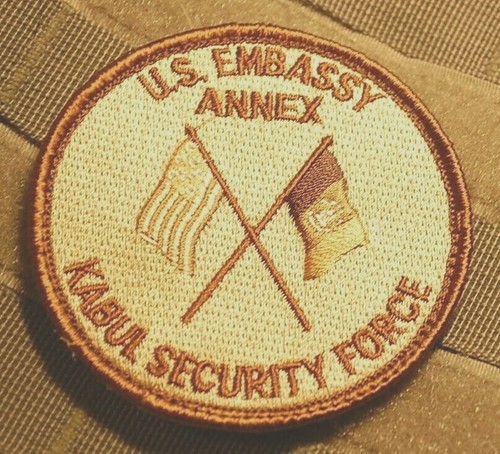 KABUL US Embassy SECURITY FORCE PRIVATE CONTRACTOR PMC DD PATCH ...