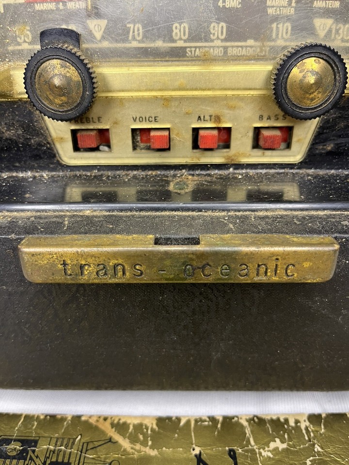 Vintage Zenith TransOceanic ShortWave Radio, model T600 | eBay