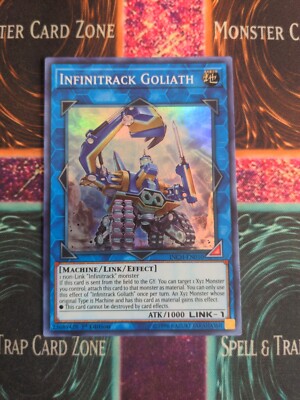 Yu-Gi-Oh! Infinitrack Goliath INCH-EN010 1st Edition Super Rare NM a1 ...