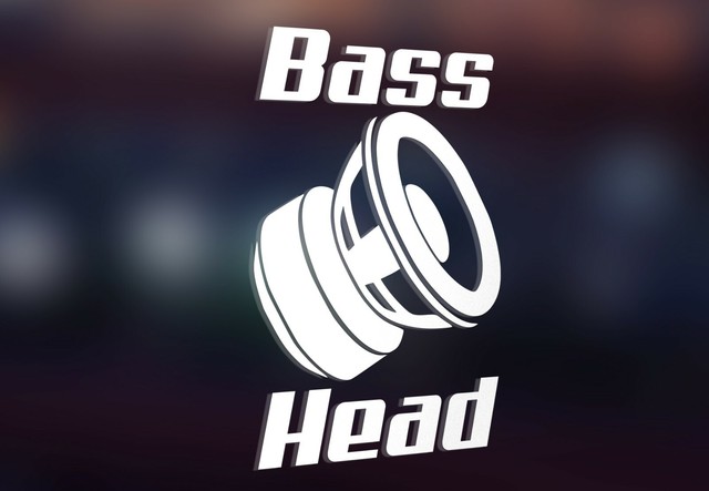 Bass Head Subwoofer 4" x 6" Car Audio Vinyl Decal Sticker -Choose Color ...