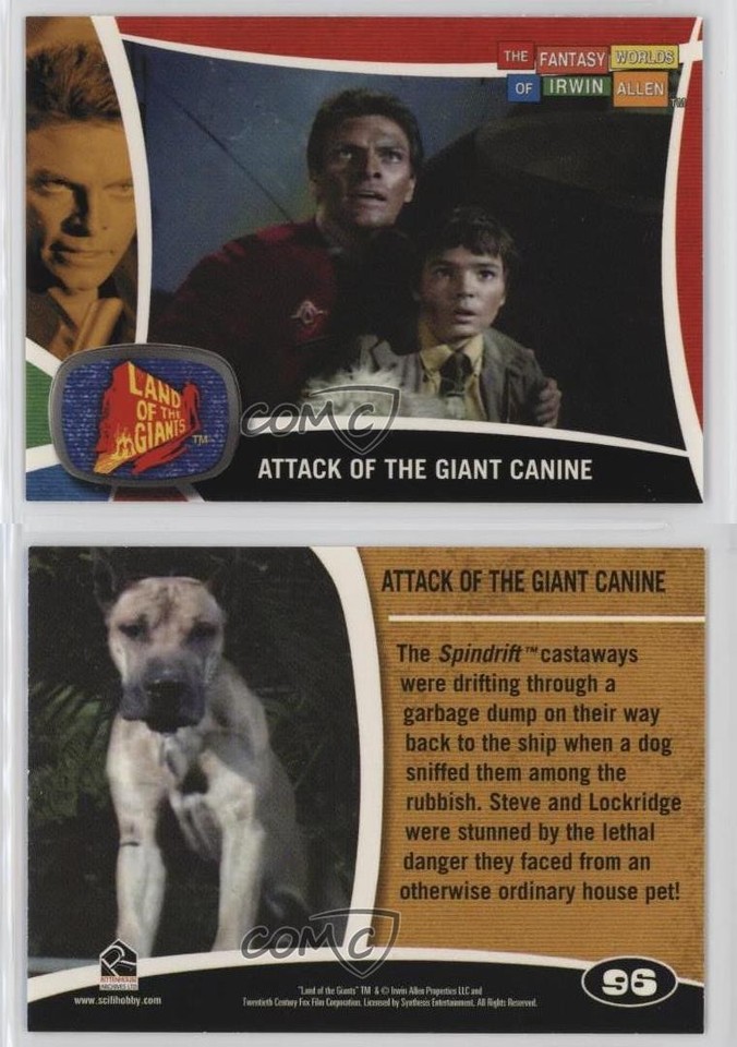 2004 The Fantasy Worlds of Irwin Allen Land Giants Attack Giant Canine ...