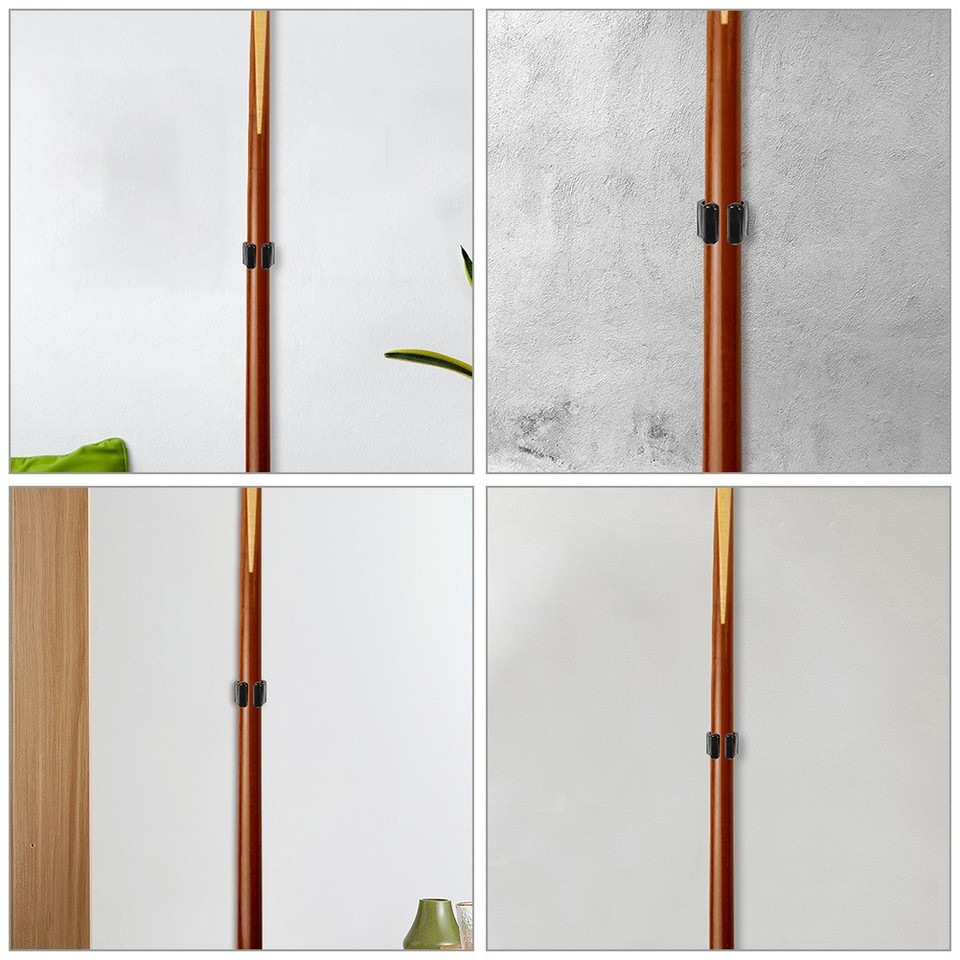 8 Pcs Pool Stick Clips Pole Holder for Bank Fishing Clamps Brackets ...