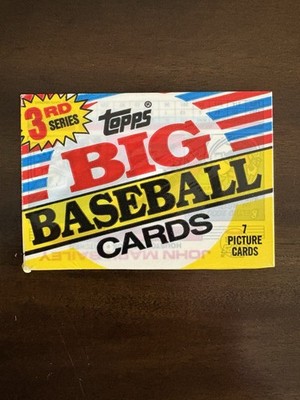1988 Topps Big Baseball Cards 3rd Series Sealed Pack 080625 | eBay