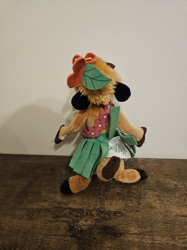 Disney Store The Lion King Hula Timon Meerkat Plush Soft Cuddly Toy 8 ...