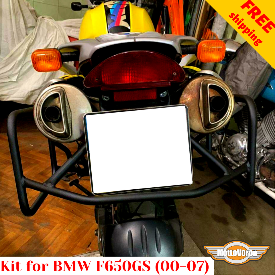 For BMW BMW F650GS Engine guard Side carriers Dakar Pannier rack Crash ...