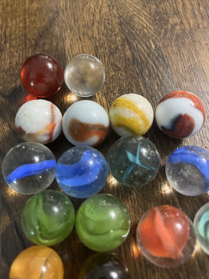 Lot Of 29 Antique Vintage Estate Sale Marbles | eBay