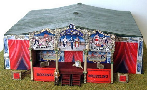 Boxing Booth Fair Q44 UNPAINTED OO Scale Langley Models Kit 1/76 ...
