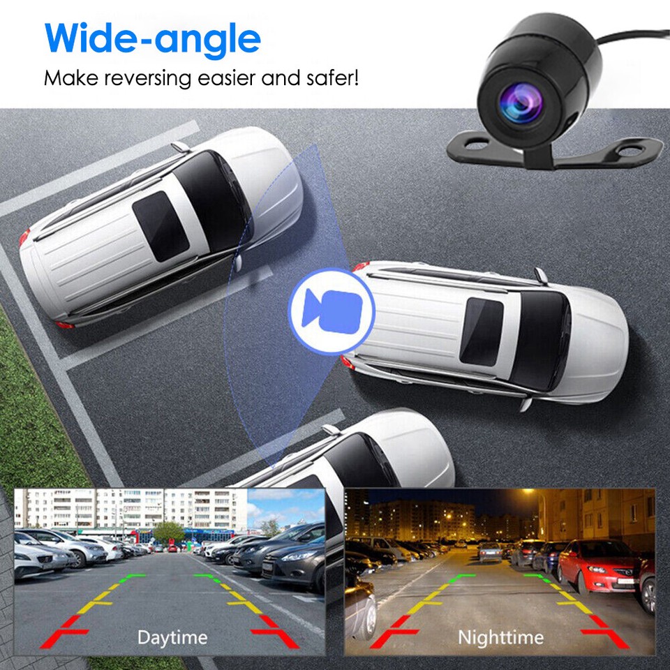 5" Foldable Car Monitor Rear View Backup Camera HD Parking System Car ...