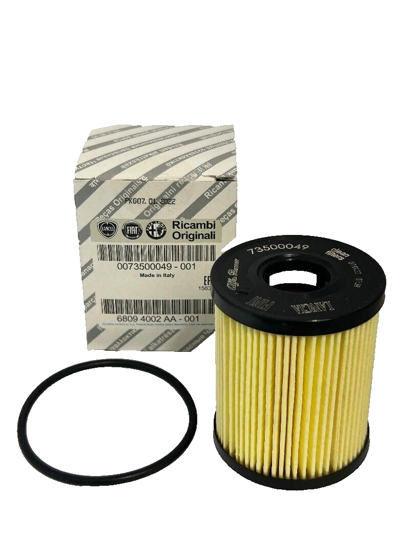 500 Abarth, 124 Grande Punto & Evo Genuine Fiat Oil Filter - Part No ...