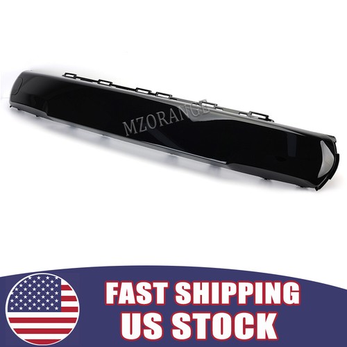 51117337791 Black Front Bumper Number Plate Cover For 2014-2018 Mini ...