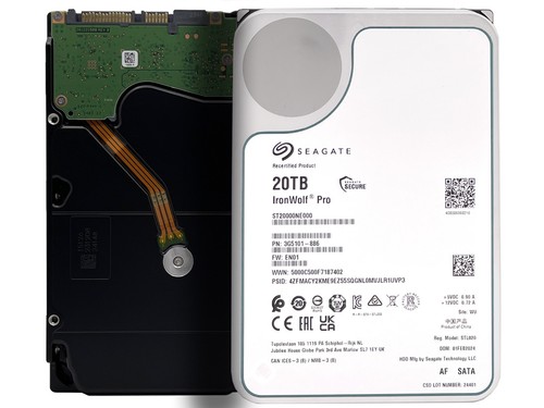 Seagate Ironwolf Pro 20TB SATA 6Gbps 7200RPM 3.5" NAS Hard Drive ...