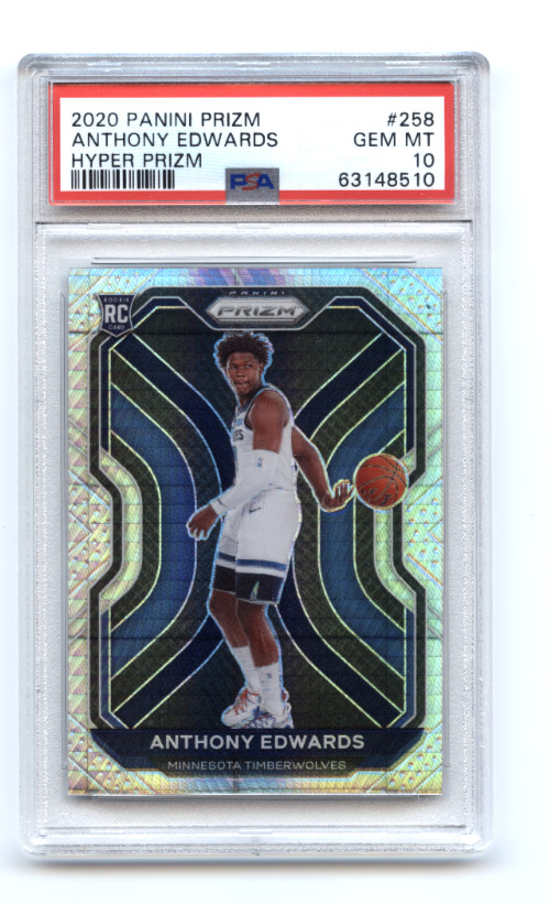 Anthony Edwards 2020 Prizm #258 Hyper Price Guide - Sports Card Investor