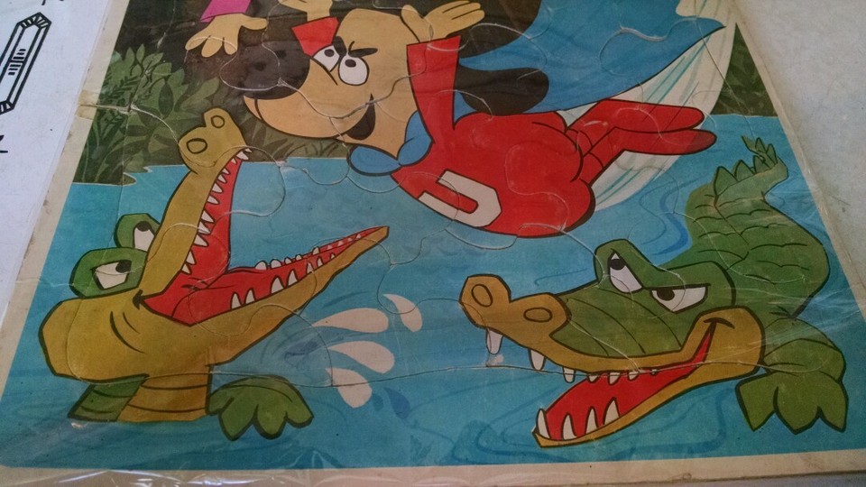 Underdog Frame Tray Puzzle, 1972, Whitman, Vintage Cartoon Animation | eBay