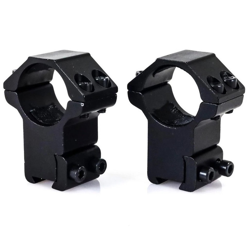 1" High Profile Scope Rings 11mm Dovetail Rail/Low Profile 25.4mm Ring ...