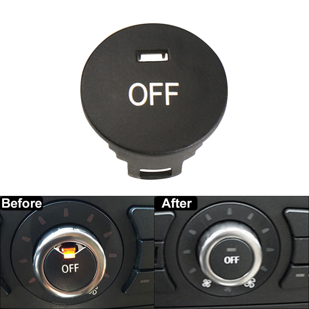 61319250196 Front A/C OFF Switch Button Cover For BMW E60 E61 E63 E64 5 ...
