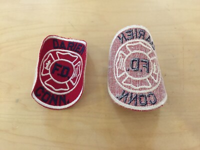 darien,ct vintage patch, fire department.new old stock, 1970's | eBay