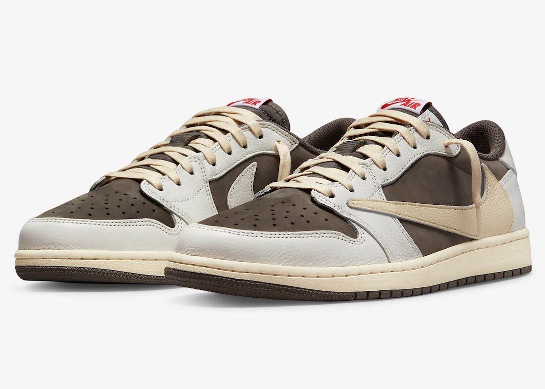 Air Jordan 1 Low OG AJ1 Travis Scott Sail Reverse Mocha Air Jordan 1 Low OG AJ1 Travis Scott Sail Reverse Mocha