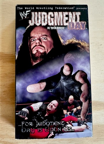 WWF / WWE In Your House: Judgment Day 1998 VHS - Kane Taker Austin DX ...