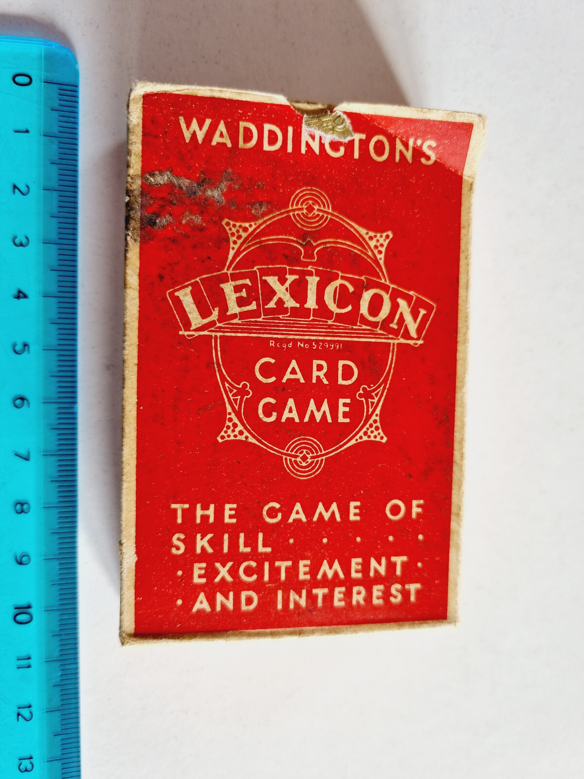 Cards from Game WADDINGTON'S Lexicon Vintage Original Playing Cards New ...
