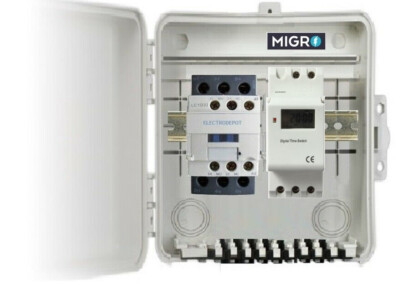 3 pole Timer 7 Day 24H Time Sw 40Amp 110V 120V, Enclosure, 50A, 40A ...