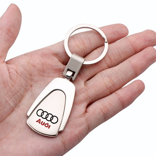 Creativity Metal Car Keychain Emblem Key Chain Keyring For Audi A3 A4 ...
