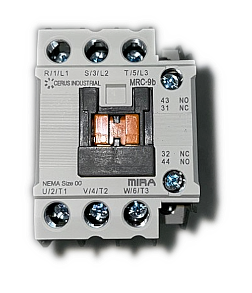 Cerus Industrial MRC-9bS Contactor, 120VAC, 50/60HZ, 9 Amp, 1NO/1NC | eBay